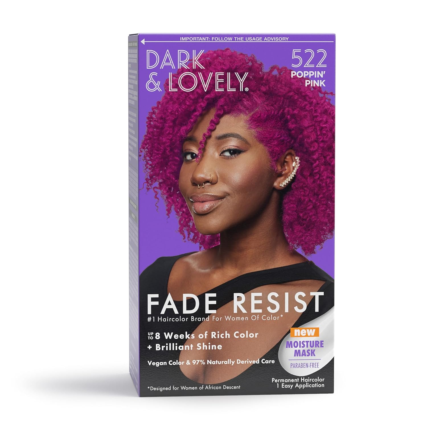 SoftSheen Carson - Dark & Lovely Fade Resist Permanent Hair Dye Kit #5 ...