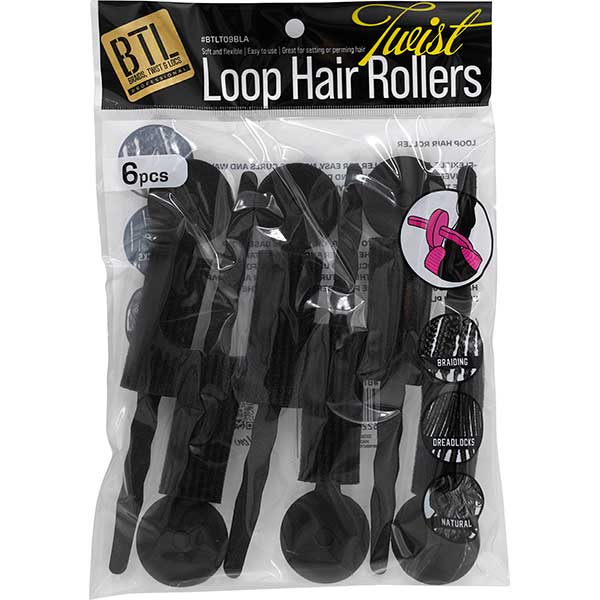 BTL - Loop Hair Rollers Black | Zoe Beauty Supply