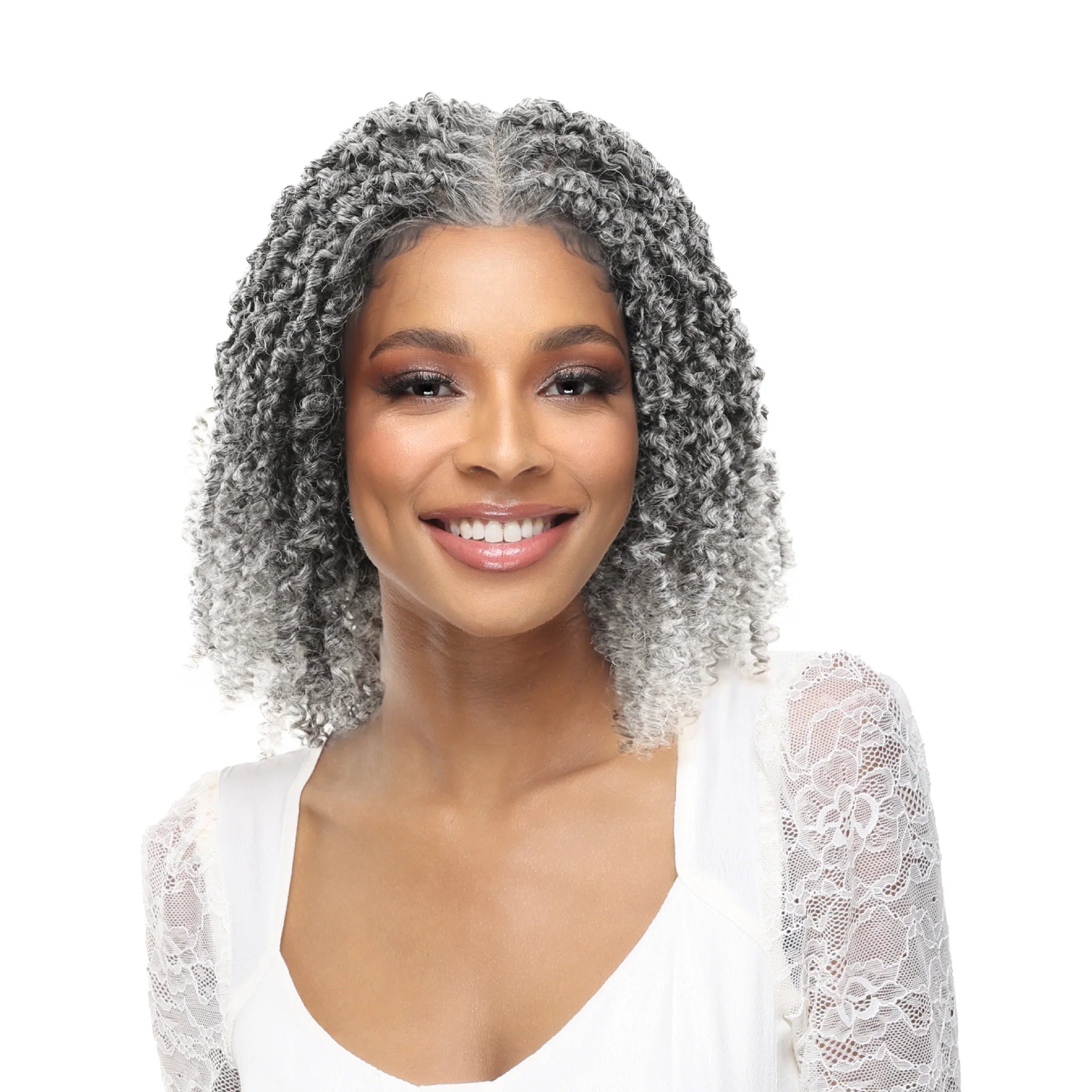 TRU WIG - FEEL FREE HAIR 13X5 LACE FRONT YANKY TWIST BRAID WIG 12-14 ...