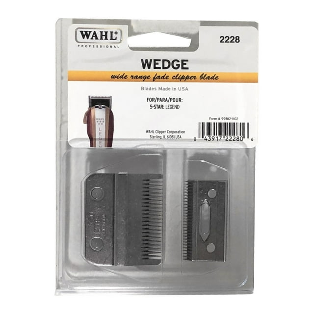WAHL - Professional Wedge Wide Range Fade Clipper Blade #2228 | Zoe ...