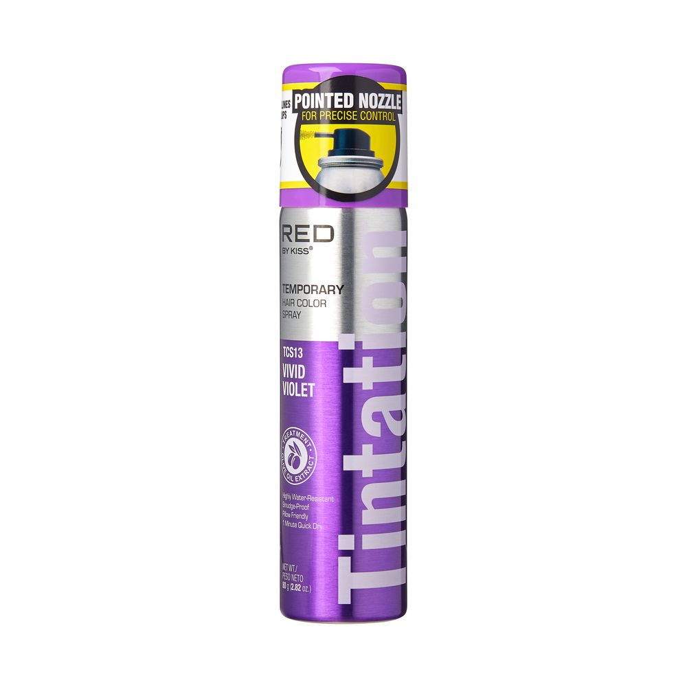 KISS - Tintation Colors & Care Temporary Hair Color Spray VIVID VIOLET ...