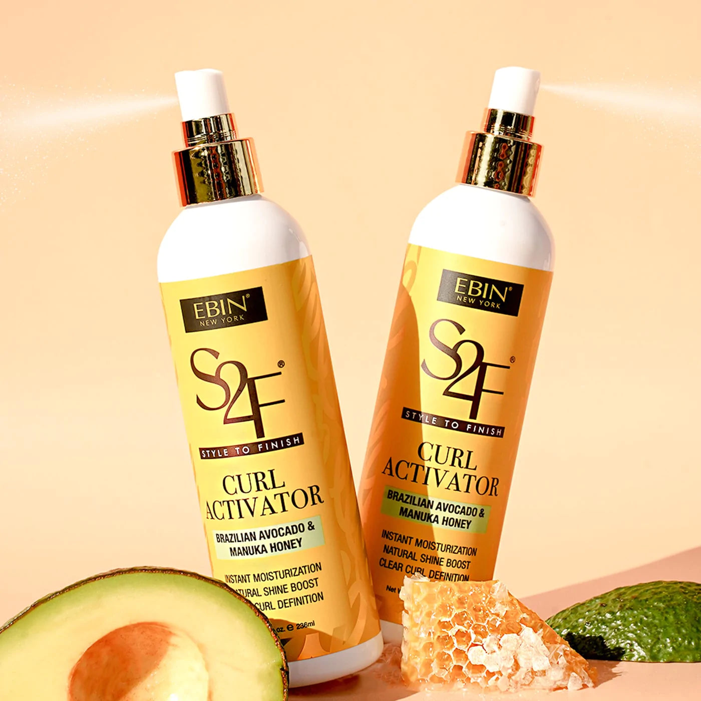 EBIN - S2F Brazilian Avocado & Manuka Honey Curl Activator | Zoe Beauty ...