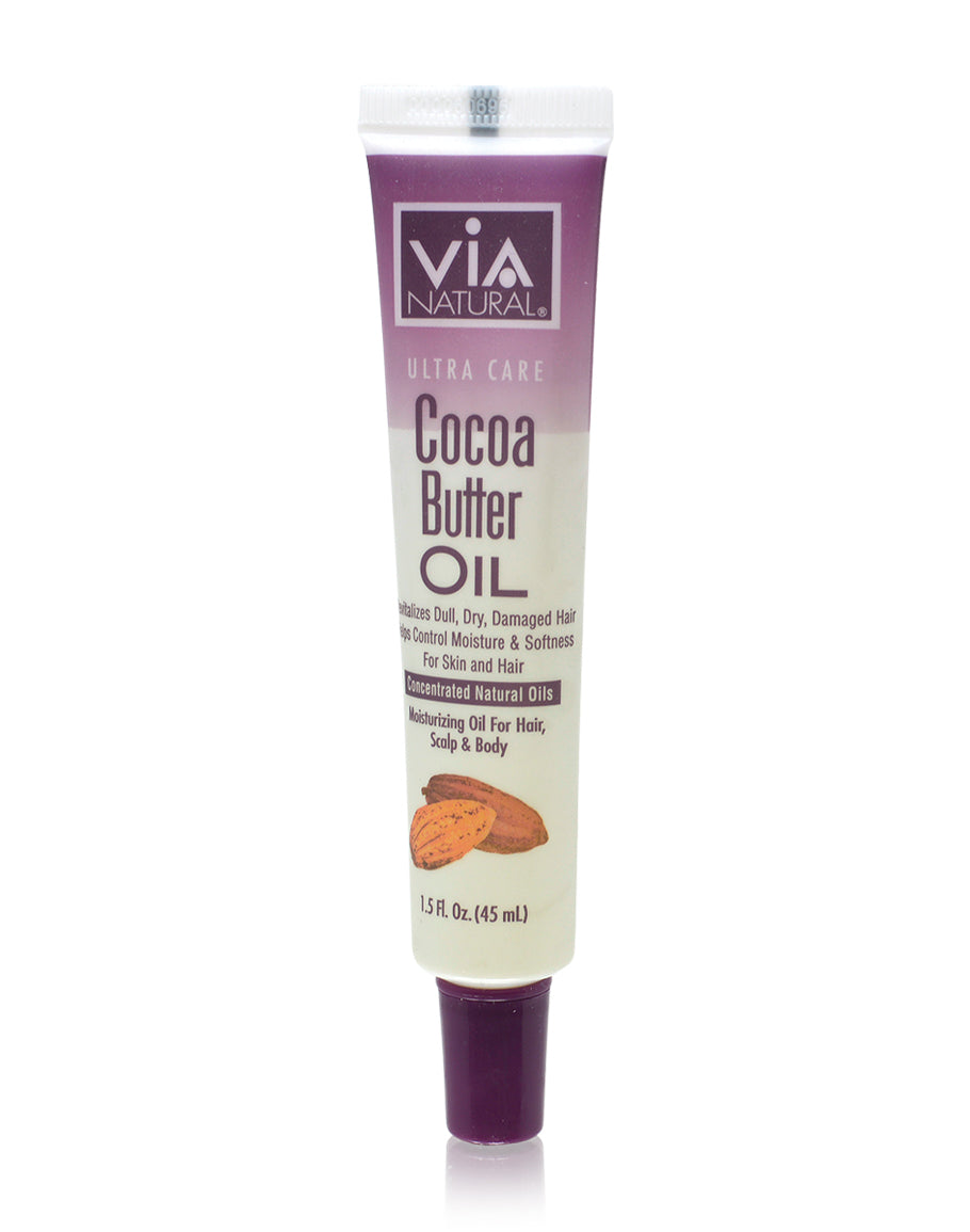 VIA - Ultra Care Cocoa Butter Oil | Zoe Beauty Supply